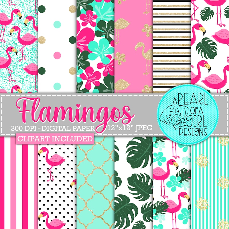 Digital Paper Aqua - Etsy