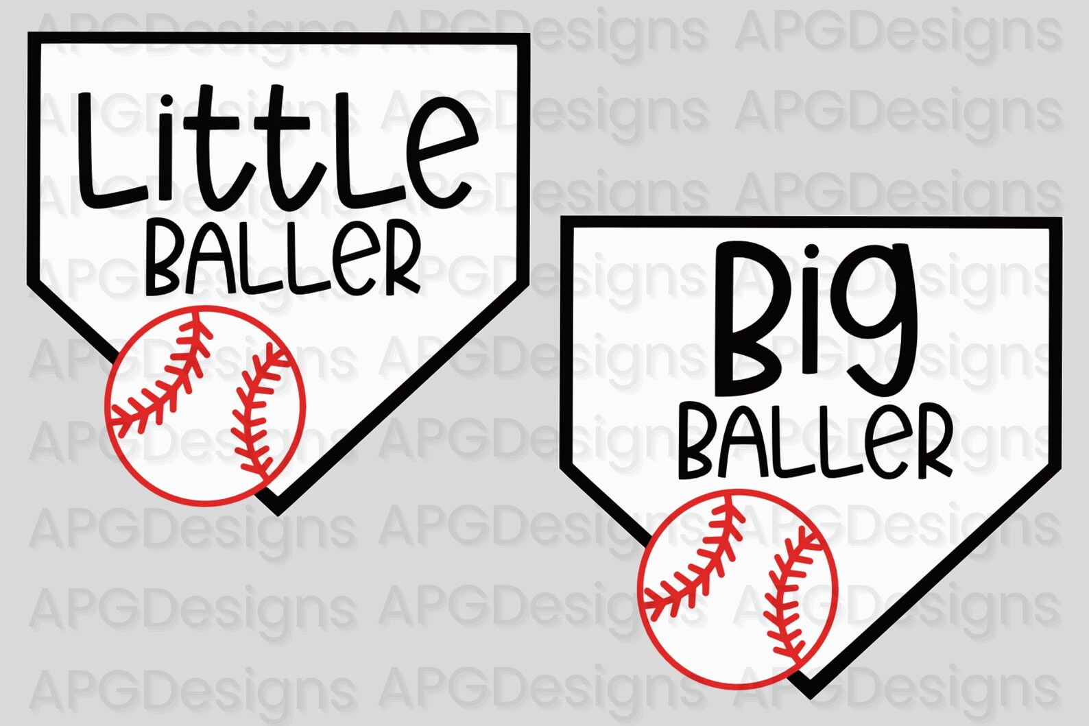 Big Baller PNG, Little Baller PNG, Baseball PNG, Softball Png, Sports ...