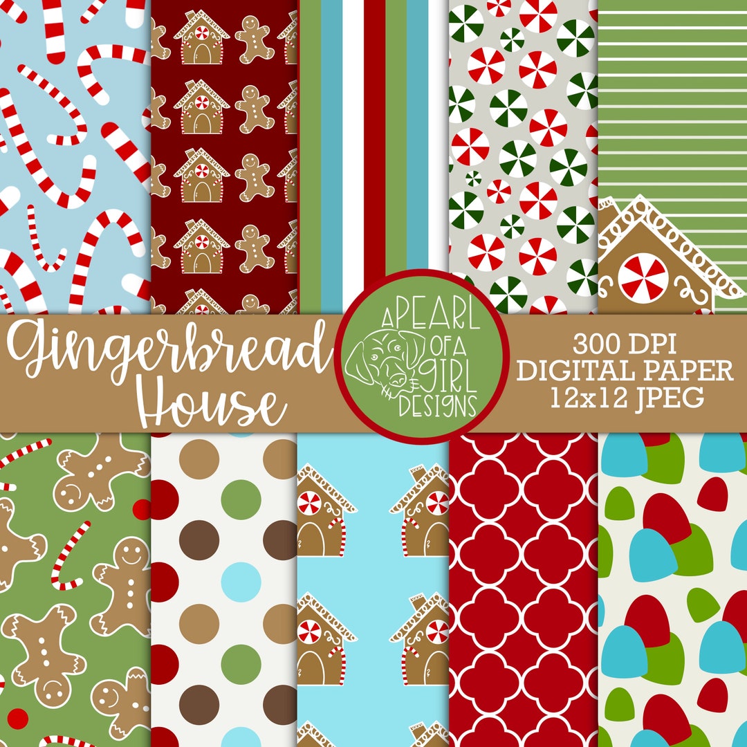 Christmas Digital Paper, Seamless Pattern, Christmas Paper, Printable ...