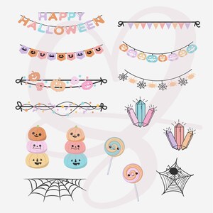 Cute Halloween Elements | Digital for Goodnotes, Notability Etc ...