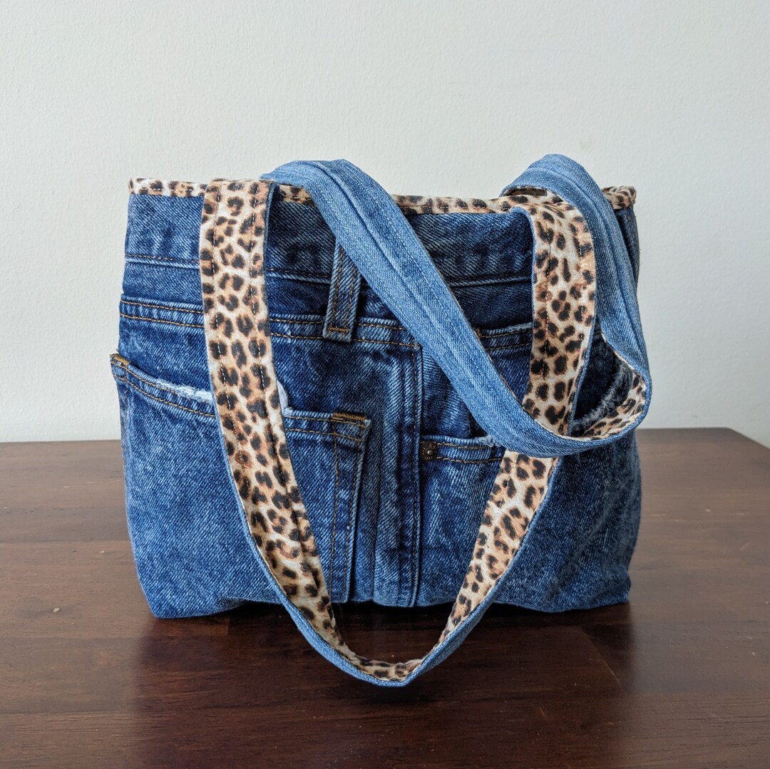 Upcycled Jean Purse Recycled Denim Purse - Etsy