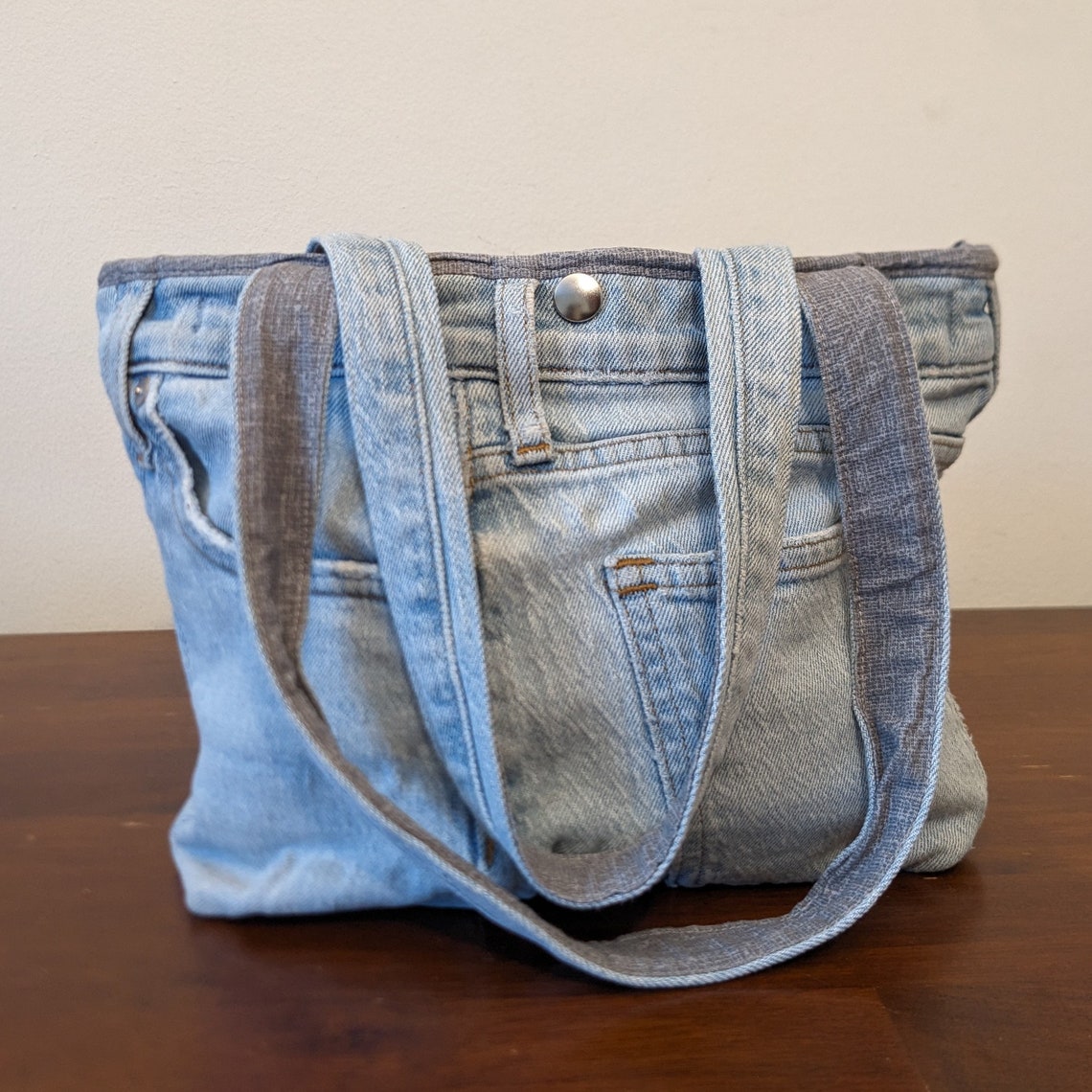 Upcycled Jean Purse | Recycled Denim Purse - Etsy