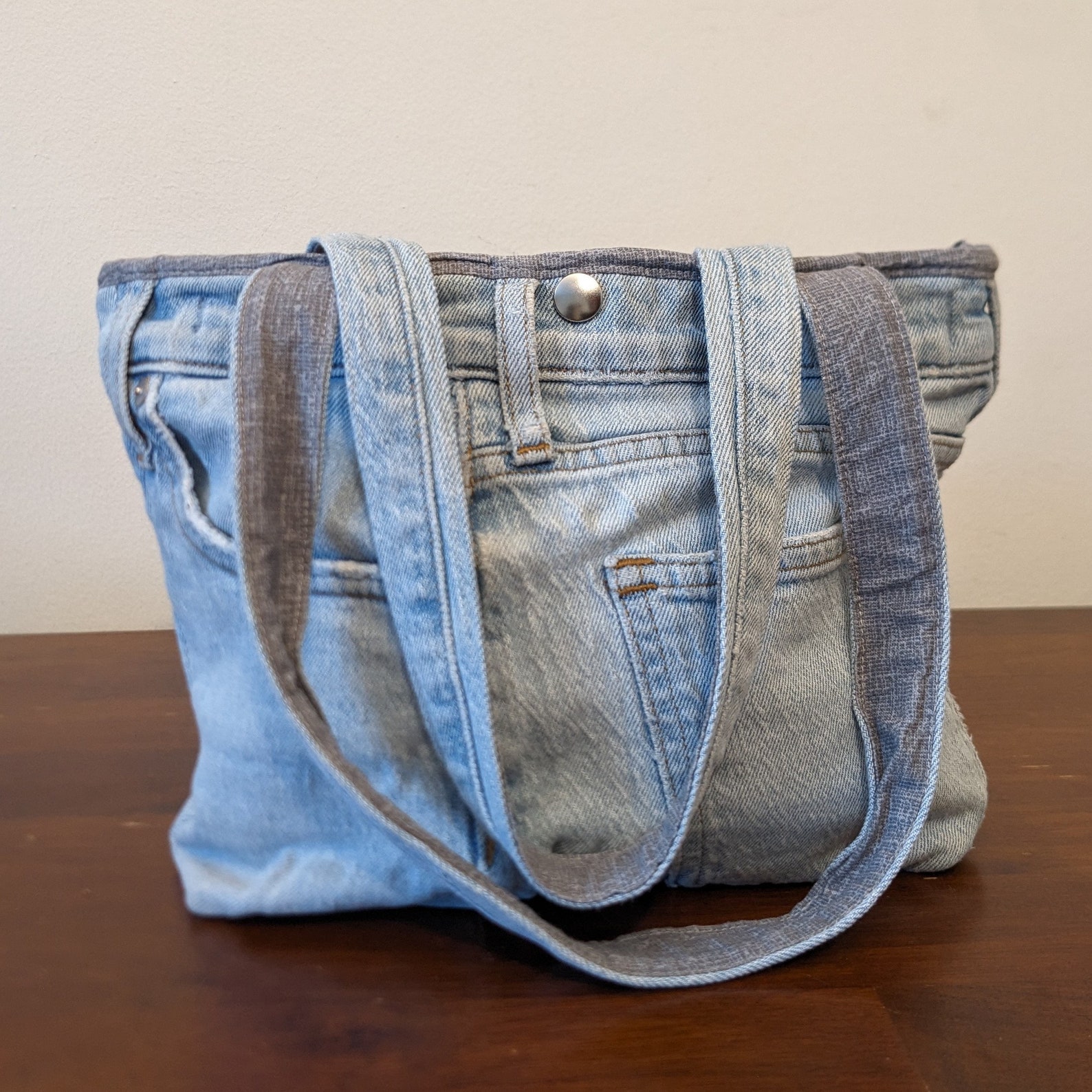 Upcycled Jean Purse | Recycled Denim Purse - Etsy