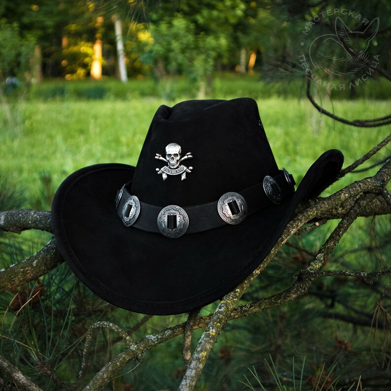 Lemmy Kilmister's hat with handmade silver cockade | Etsy