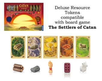 Catan Game Tokens | Etsy