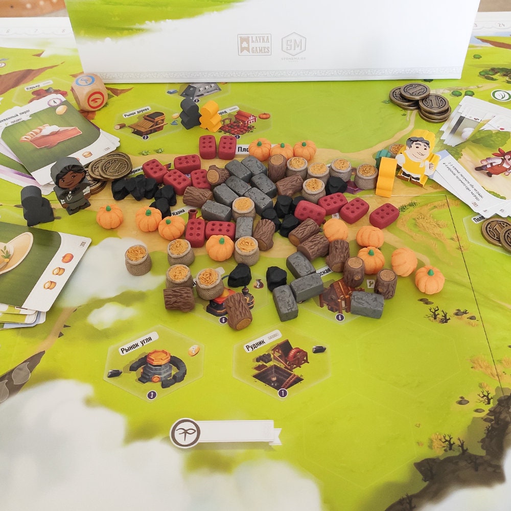 Deluxe Resource Tokens compatible with Charterstone board game | Etsy