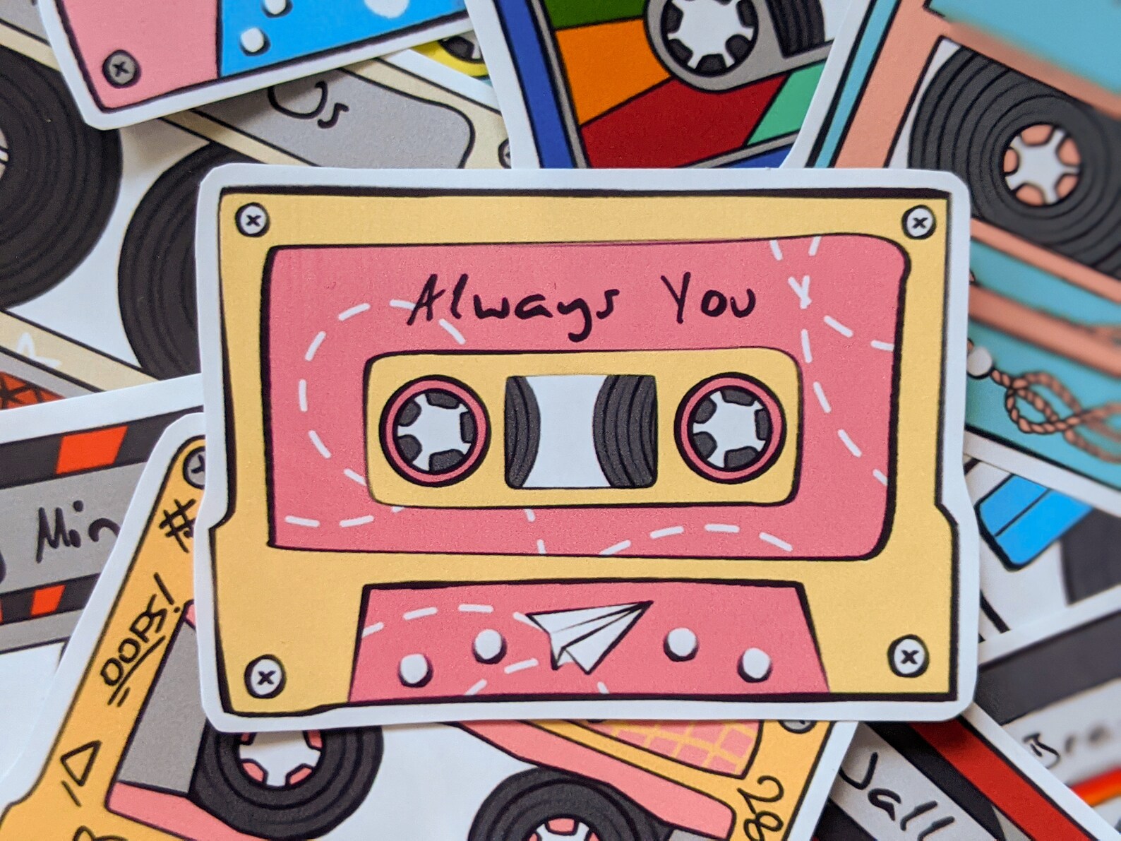 Walls Songs / Cassettes Sticker Pack | Etsy