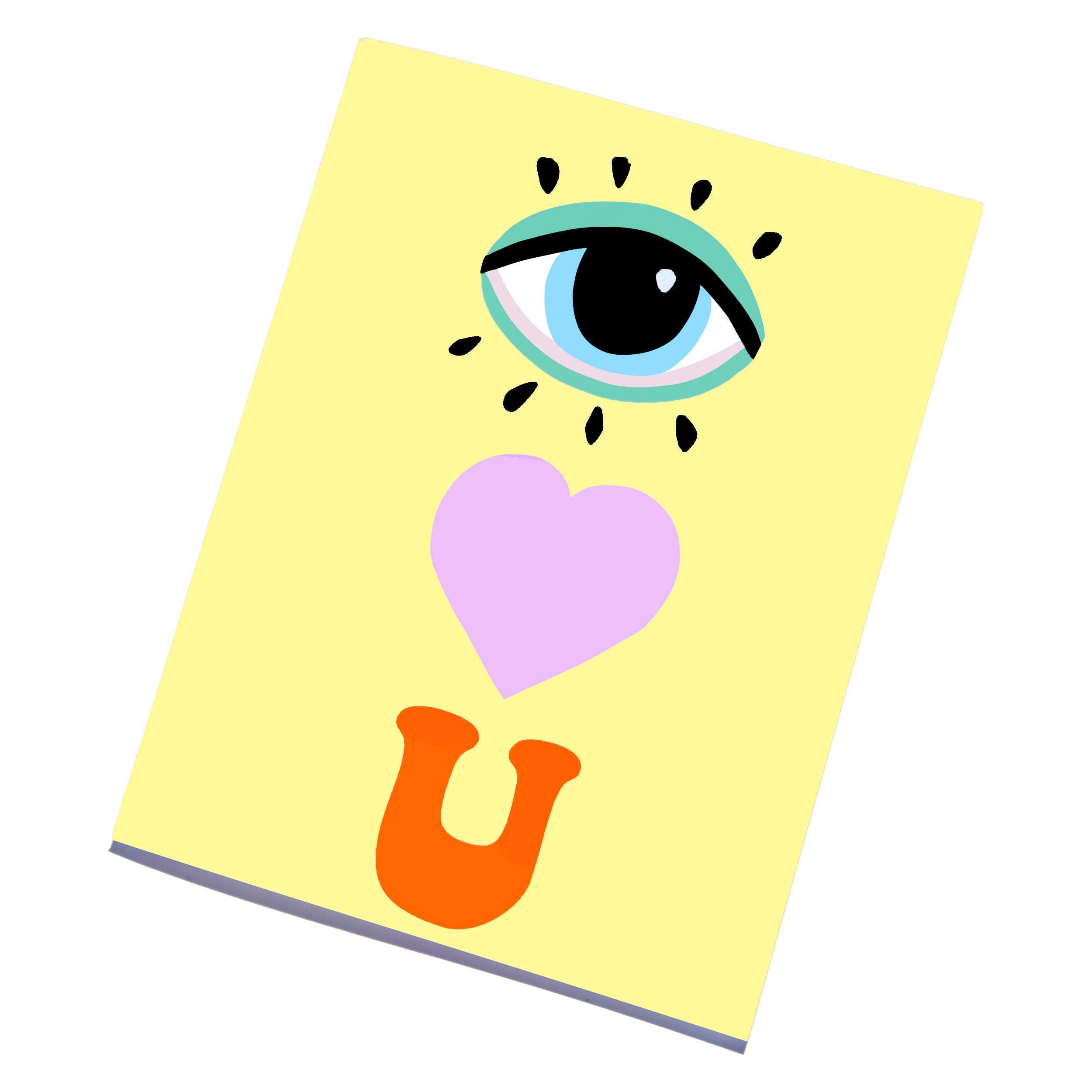 EYE Love You Personalized Valentines Day Card - Etsy.de