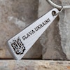 Gray Macrame Heart Keychain With Polish Flag – Handmade Polish Heritage ...