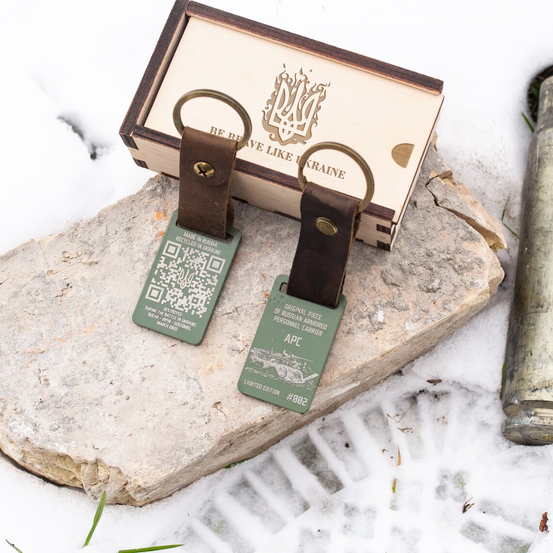 Ukraine Keychain Made From Piece of Russian Tank Military - Etsy