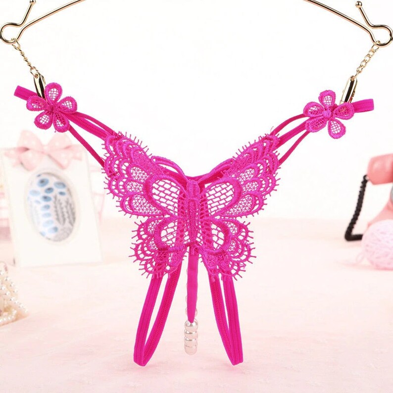 Crotchless Panties Beaded Panties Erotic Panties Sexy Panties Etsy