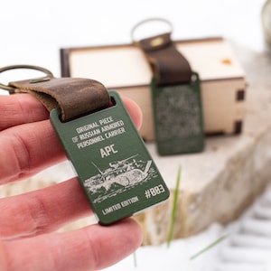 Ukraine Keychain Made From Piece of Russian Tank, Military Gift for Dad ...