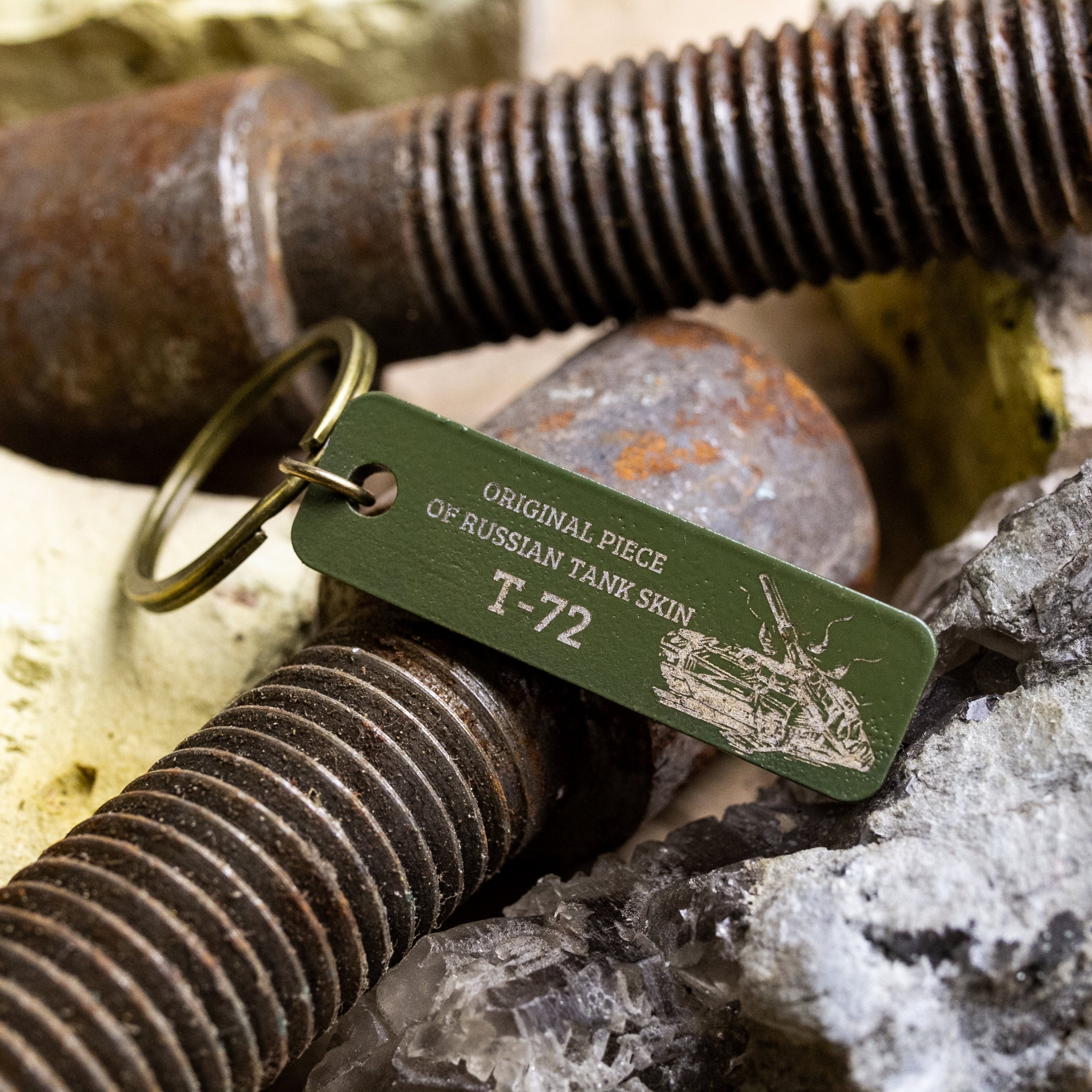 Piece of Russian Tank Keychain Destroyed Tank Recycled in - Etsy Singapore