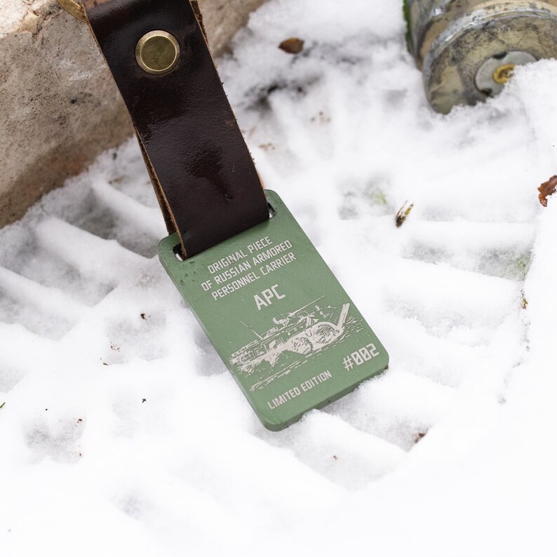 Ukraine Keychain Made From Piece of Russian Tank Military - Etsy