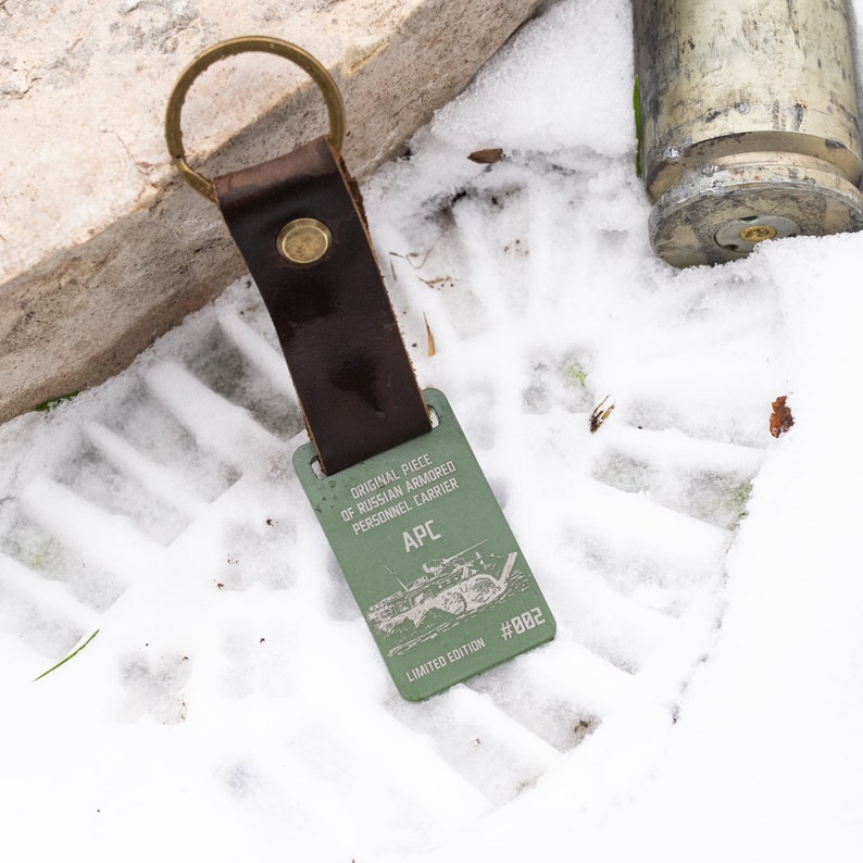 Ukraine Keychain Made From Piece of Russian Tank Military - Etsy