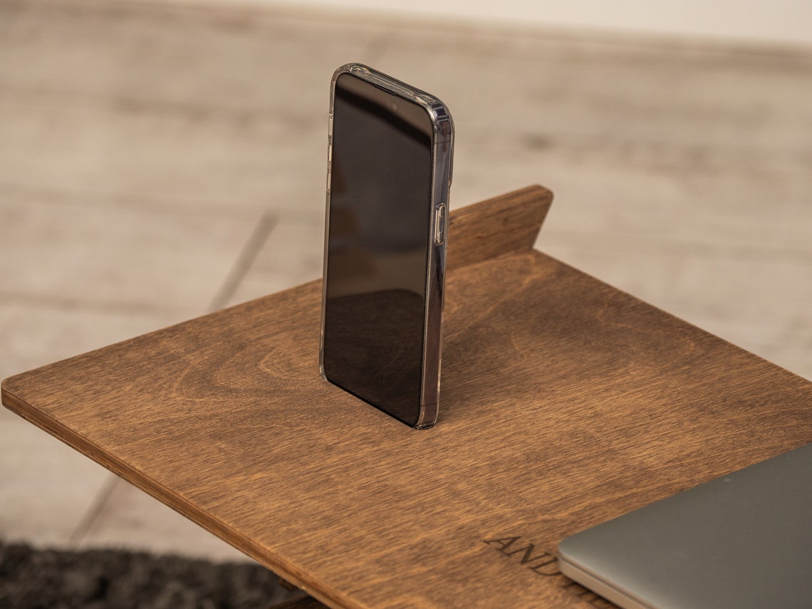 Laptop Stand , Standing Desk Laptop Stand, Wood Work Station , Modern ...