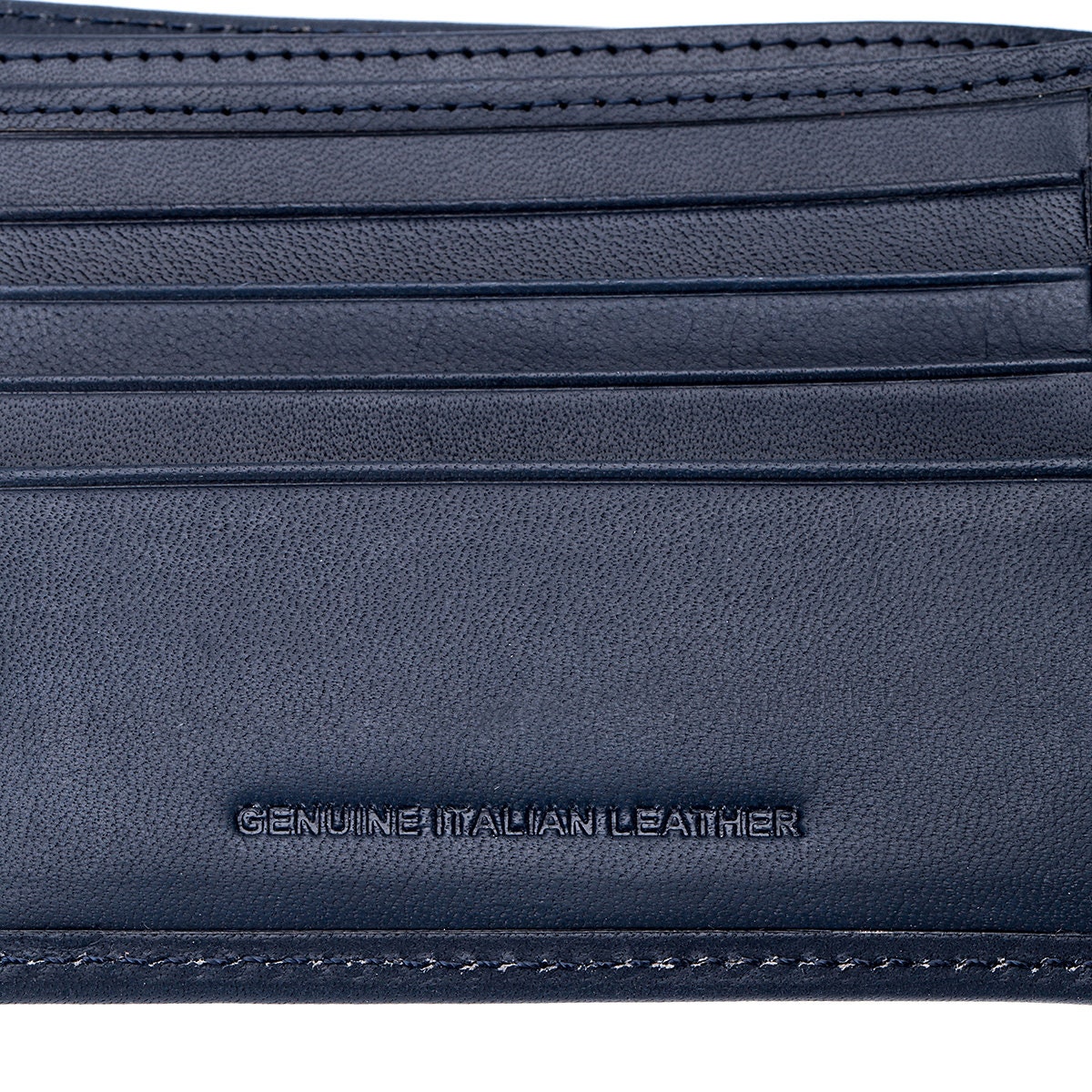ENZODESIGN, Italian Leather, Slim Bifold Wallet, 8 Card Slot, Flip Over ...