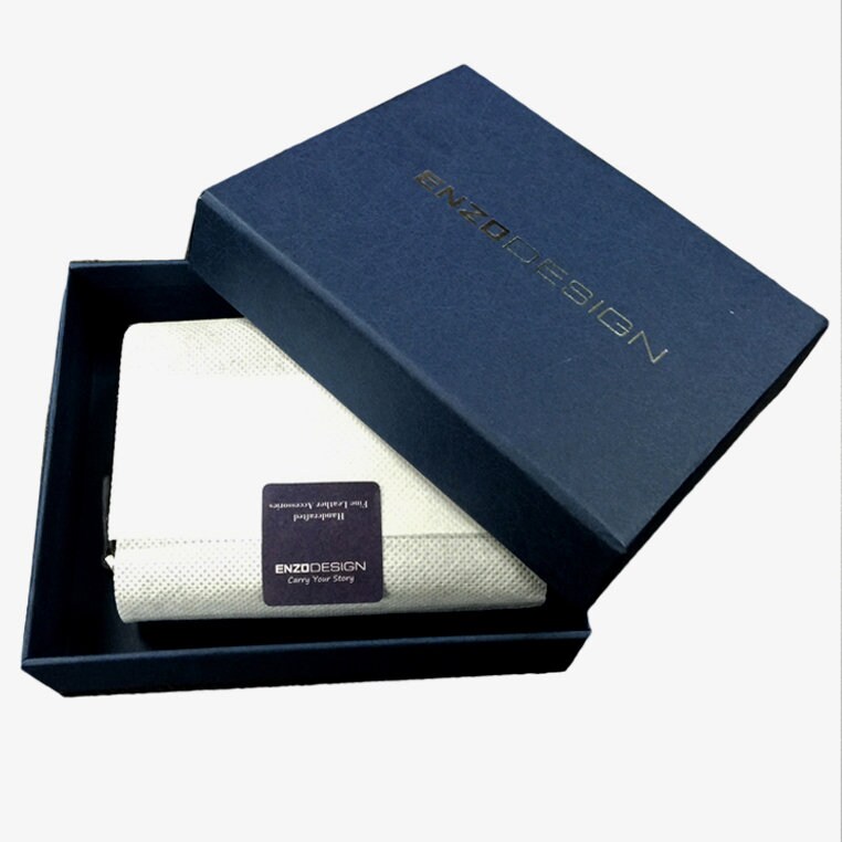 ENZODESIGN, Italian Leather Wallet, Zip Coin Compartment, Mens Wallet ...