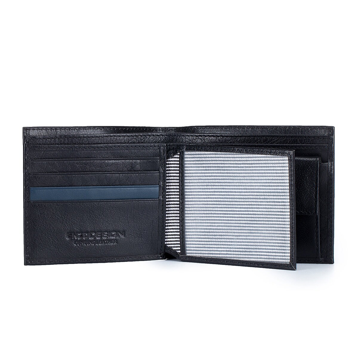 ENZODESIGN, Buffalo Leather, Leather Wallet, Bifold Wallet, Wallet Men ...