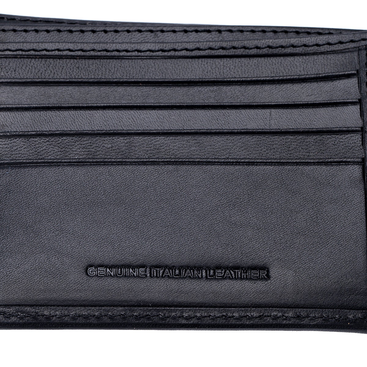 ENZODESIGN, Italian Leather, Slim Bifold Wallet, 8 Card Slots, Flip ...