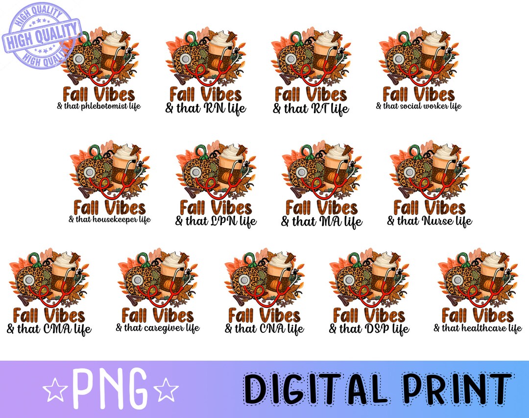 Fall Nurse Pumpkin Png Thankful Grateful Blessed Fall Png - Etsy