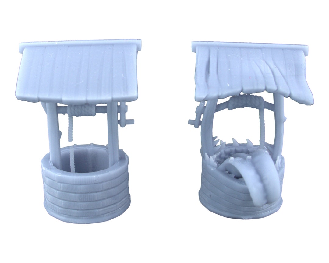 Well Mimic Miniature Collection 3D Printed With Biodegradable Resin - Etsy