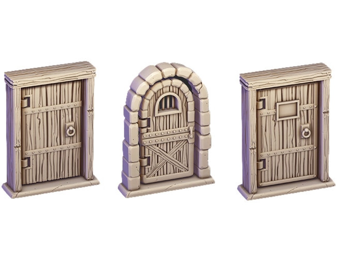Miniature Medieval Door Internal External and Kitchen by Castnplay ...