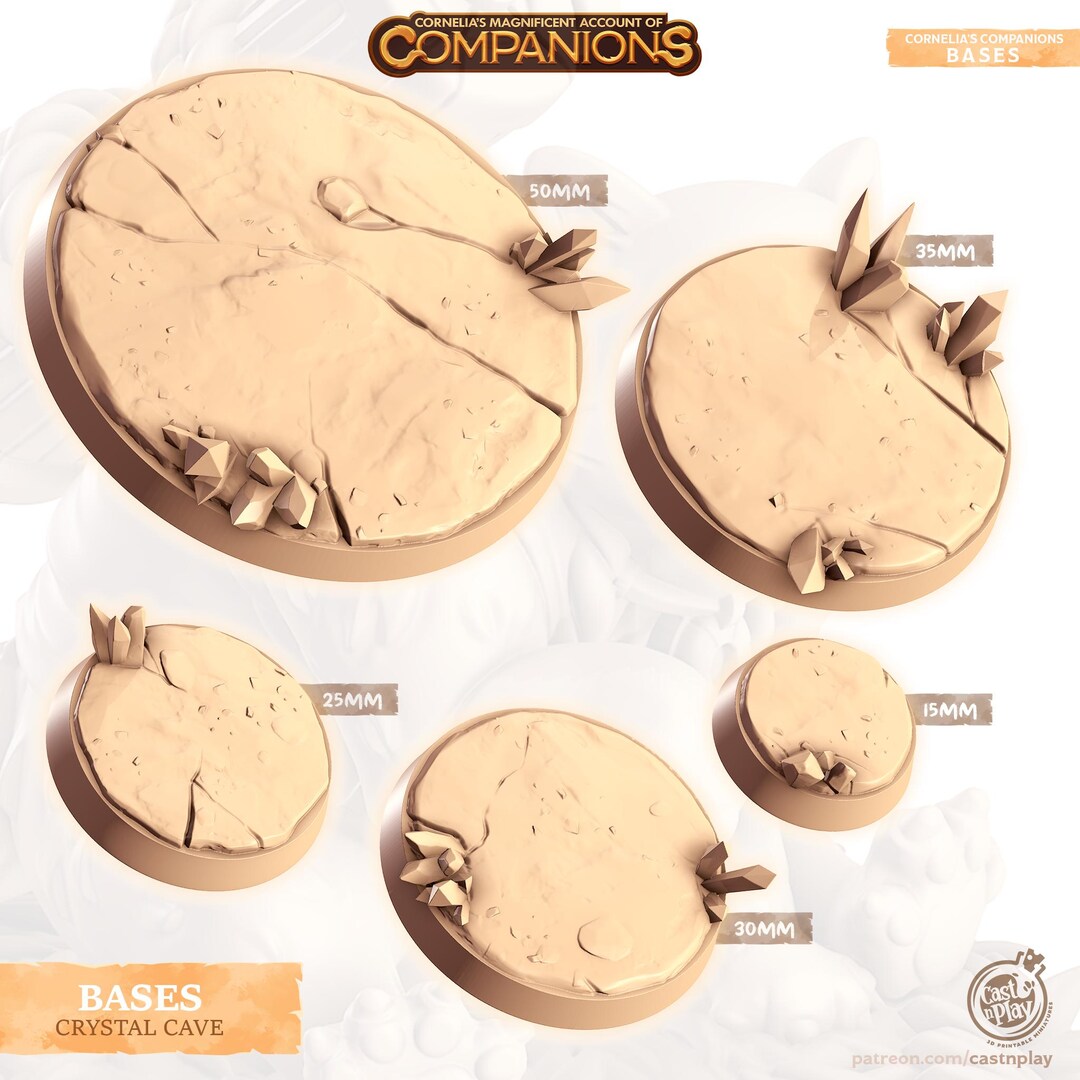 Cave Crystal Style Miniature Model Bases by Castnplay, Cornelia's ...