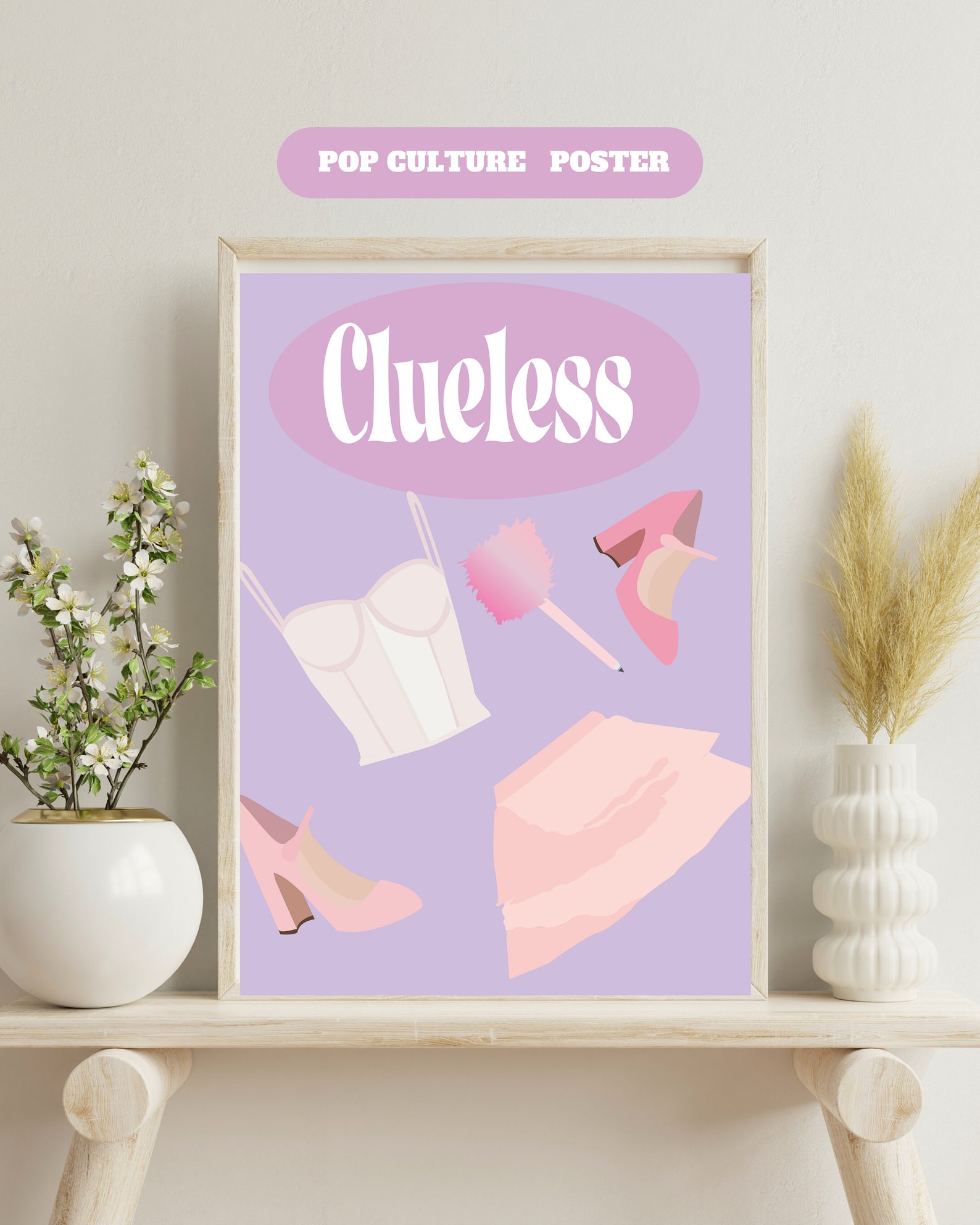 Movie Clueless Digital Print Wall Poster Pop Culture Aesthetic - Etsy