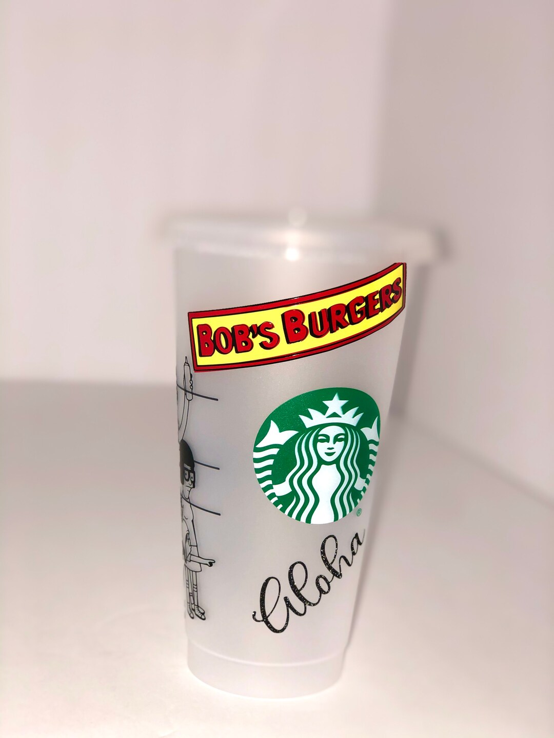Starbucks Bob's Burgers Hand Made With Name Cup. - Etsy
