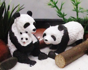 Pink Panda Zen Garden. Desk and Cubicle Accessory, Gift, Stress ...