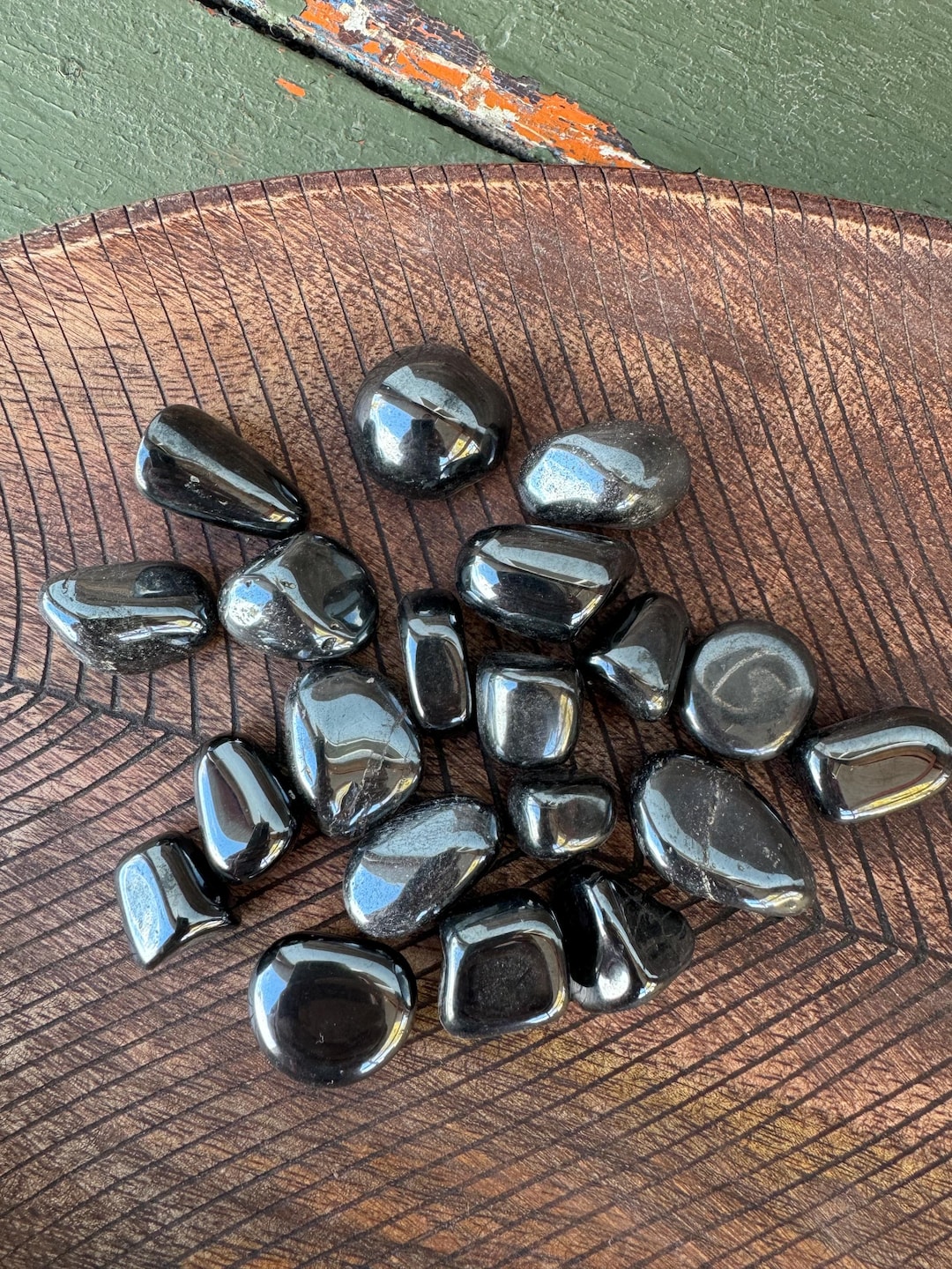 Hematite Tumbled Stone – Grounding Crystal for Focus, Protection and ...