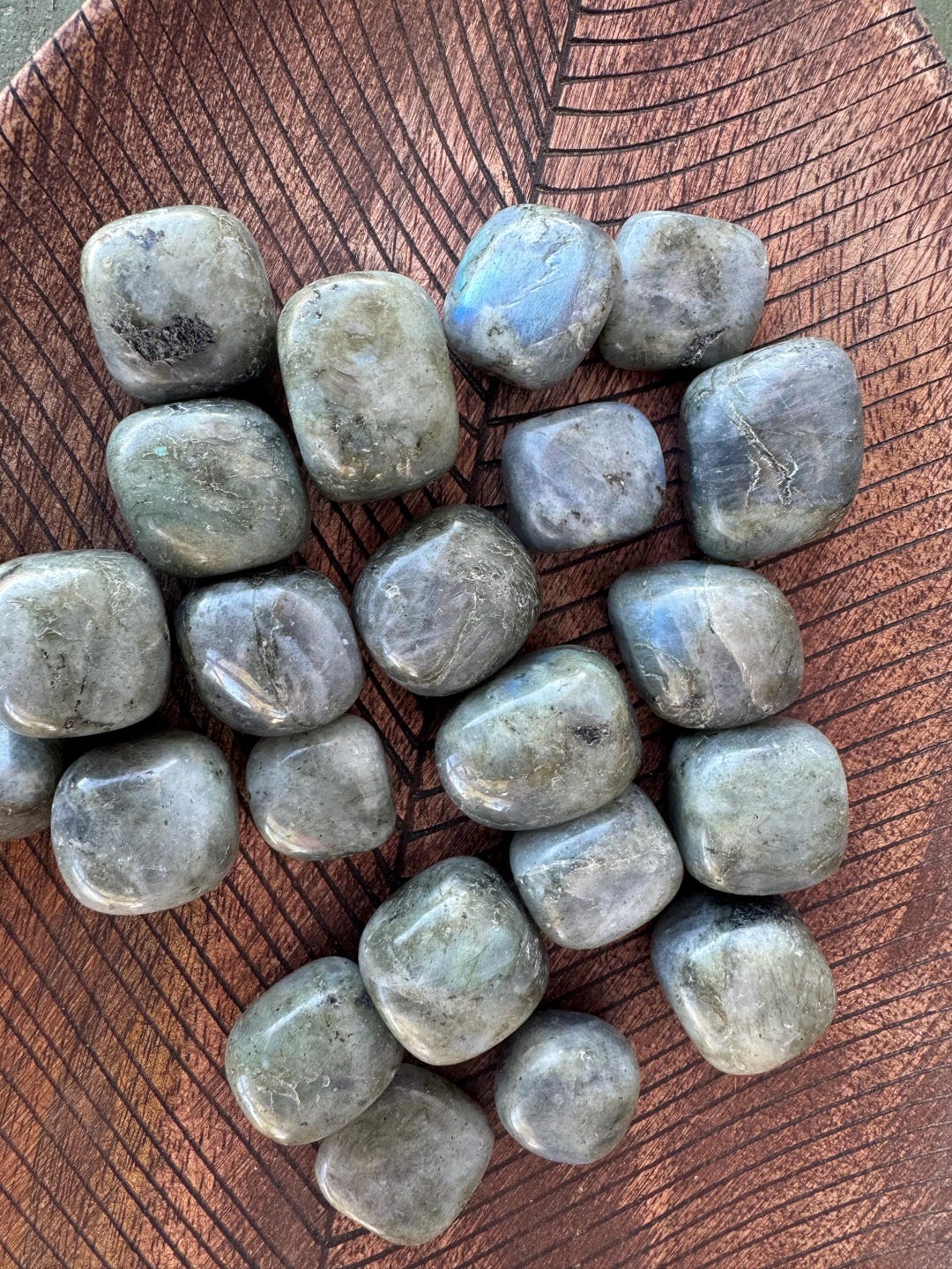 Labradorite Tumbled Stone - Flashy Crystal for Intuition, Protection ...