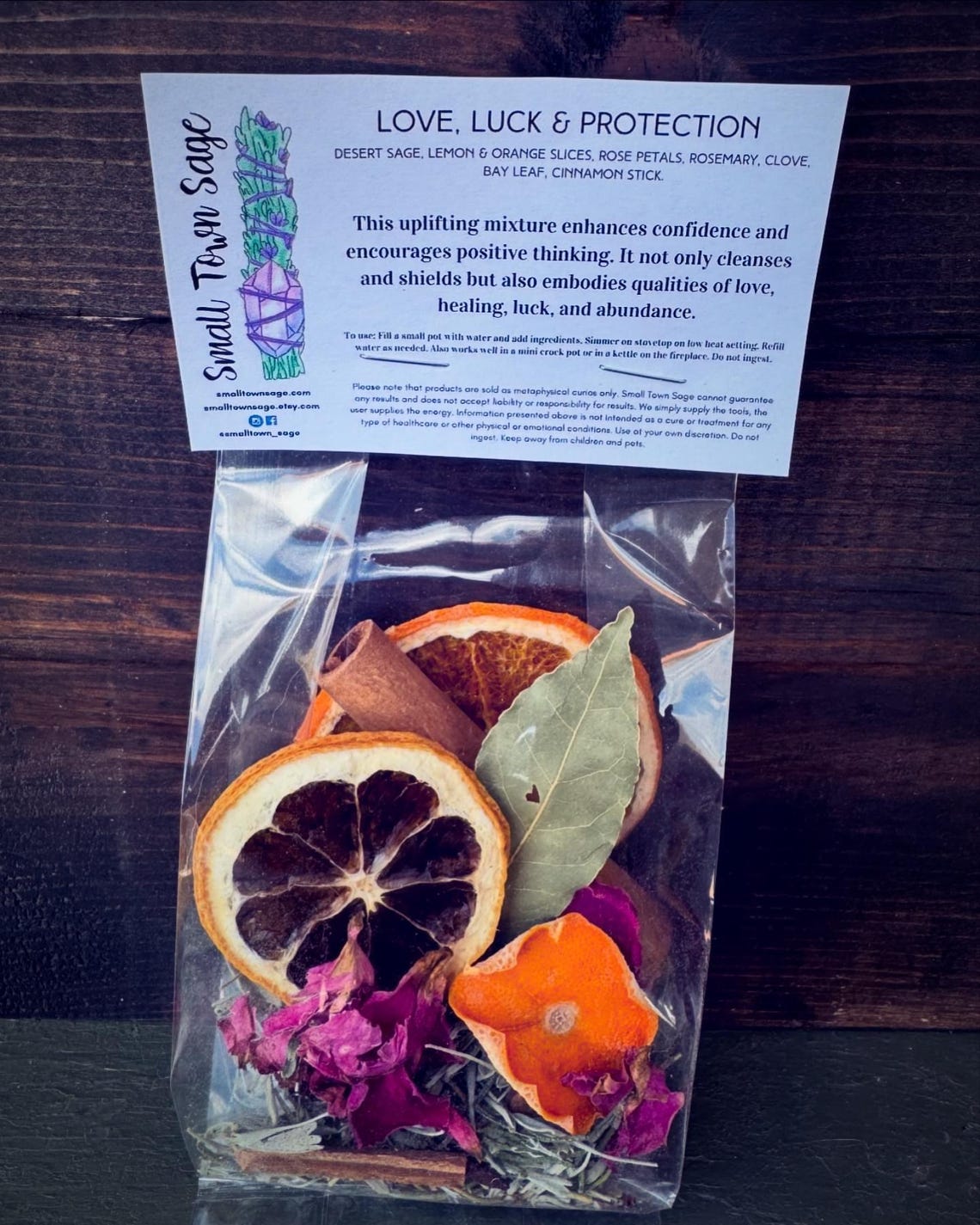 Love, Luck & Protection Simmer Pot Blend - Etsy