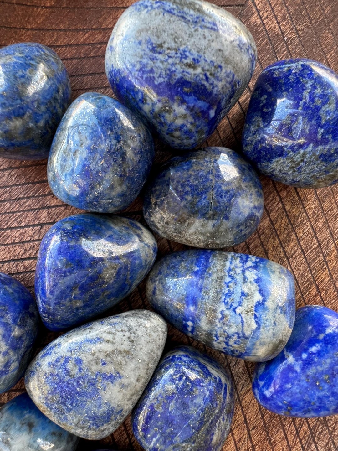 Lapis Lazuli Tumbled Stone – Intuition and Truth Crystal for Wisdom ...