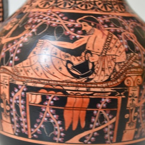 Bilingual Amphora, Greek Pottery, Red and Black Figure, Hand Made ...