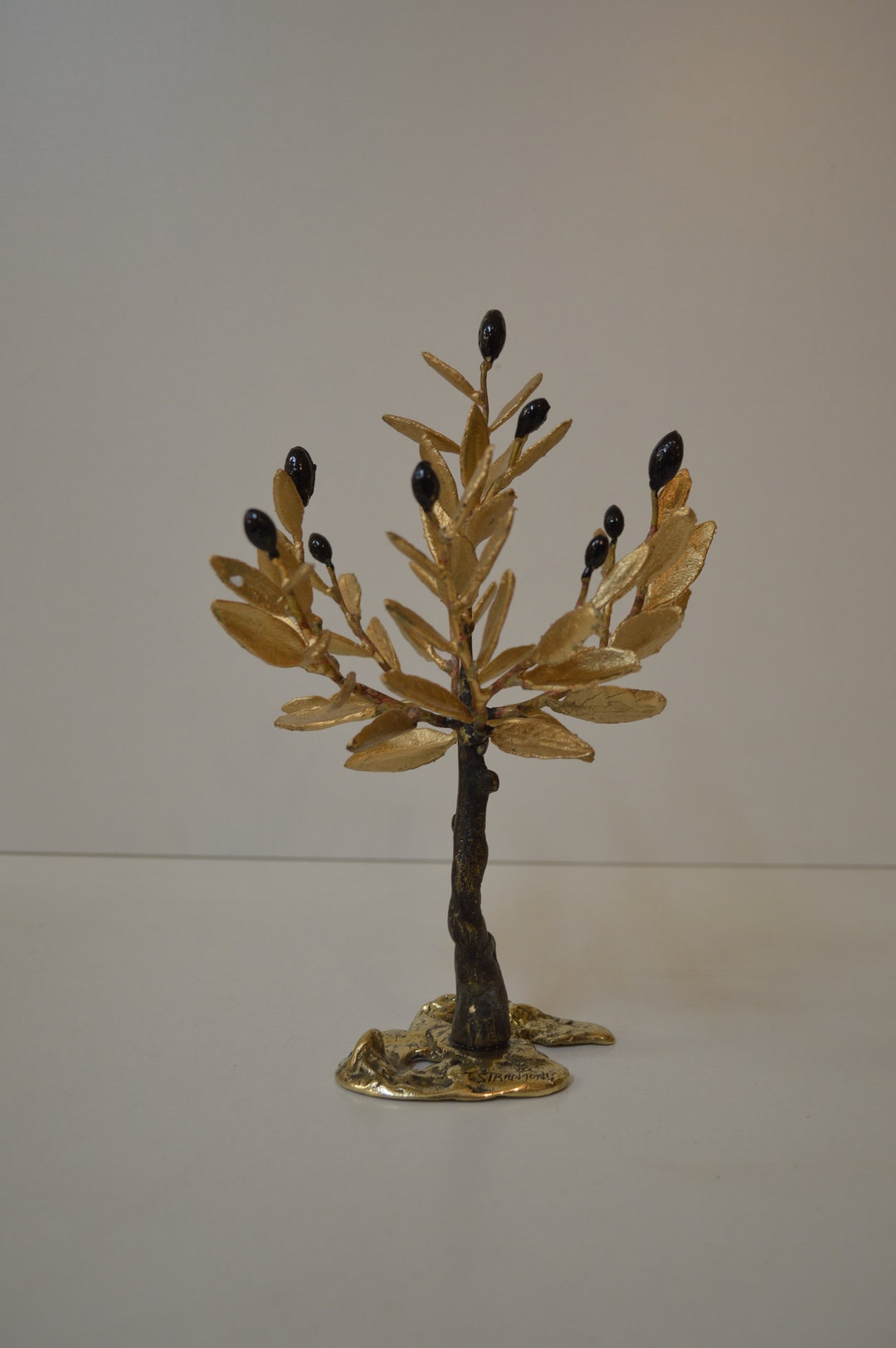 25cm Gold Olive Tree - Etsy