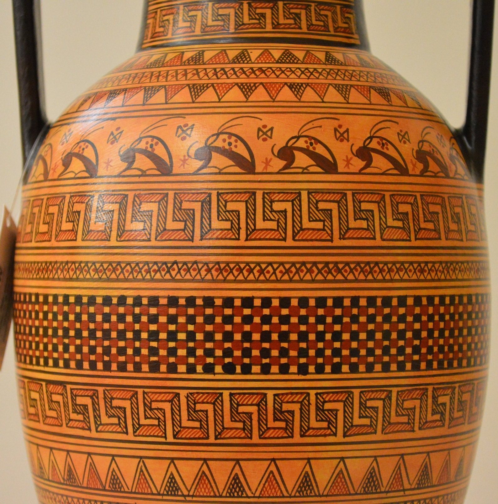 Greek Pottery Hand Made Replica Geometric Amphora - Etsy