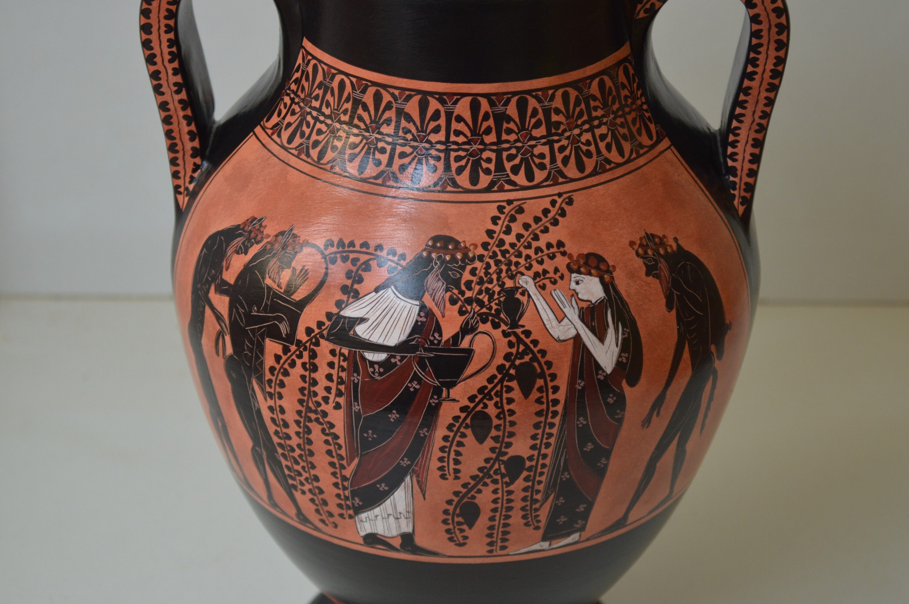 Greek Pottery, Hand Made Replica, Red and Black Figure Bilingual ...