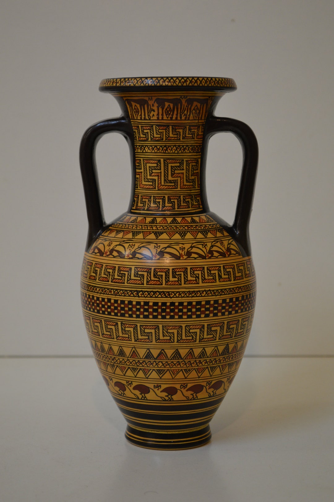 22cm Geometric Amphora, Greek Pottery, Hand Made Replica - Etsy