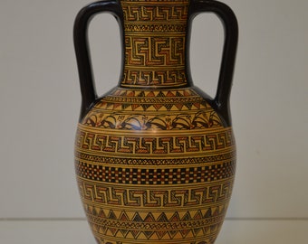 Greek Pottery Hand Made Replica Geometric Amphora | Etsy