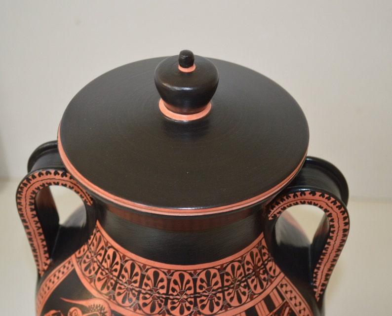 Greek Pottery, Hand Made Replica, Red and Black Figure Bilingual ...