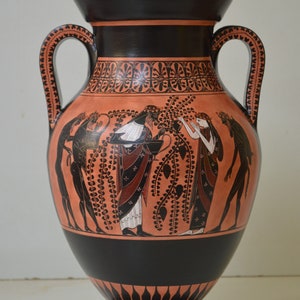 Greek Pottery, Hand Made Replica, Red and Black Figure Bilingual ...