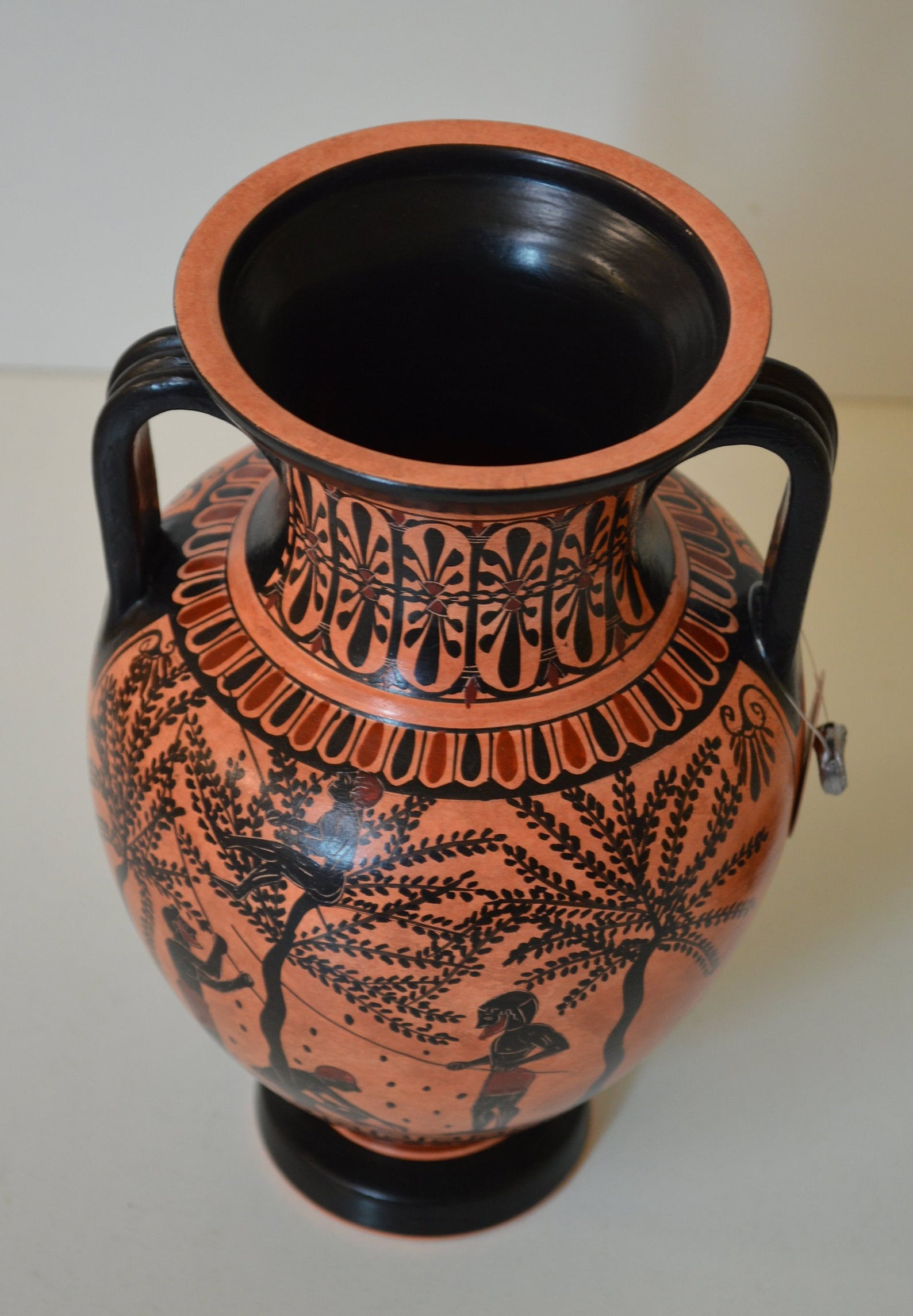 25cm Black figure Amphora Antimenes painter Hand made Greek | Etsy