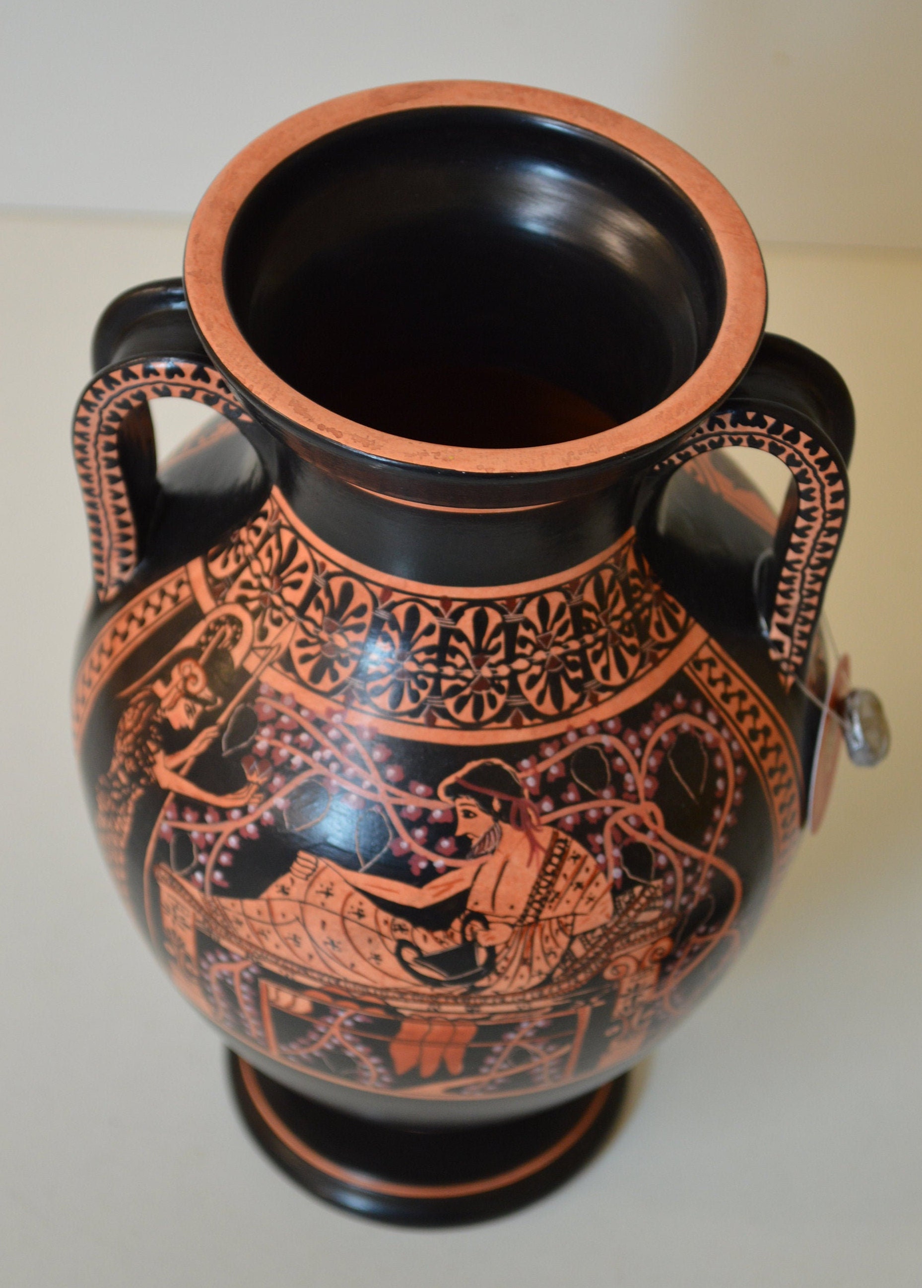 Bilingual Amphora Greek Pottery Red and Black Figure Hand - Etsy