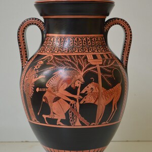 Greek Pottery, Hand Made Replica, Red and Black Figure Bilingual ...
