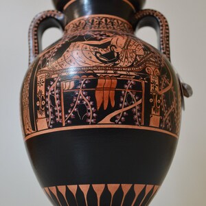 Bilingual Amphora, Greek Pottery, Red and Black Figure, Hand Made ...