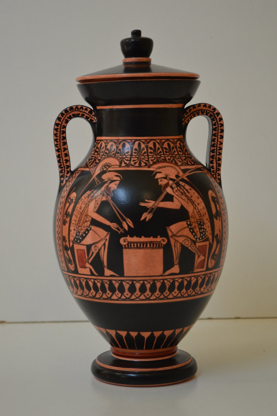 Greek Pottery, Hand Made Replica, Red and Black Figure Bilingual ...