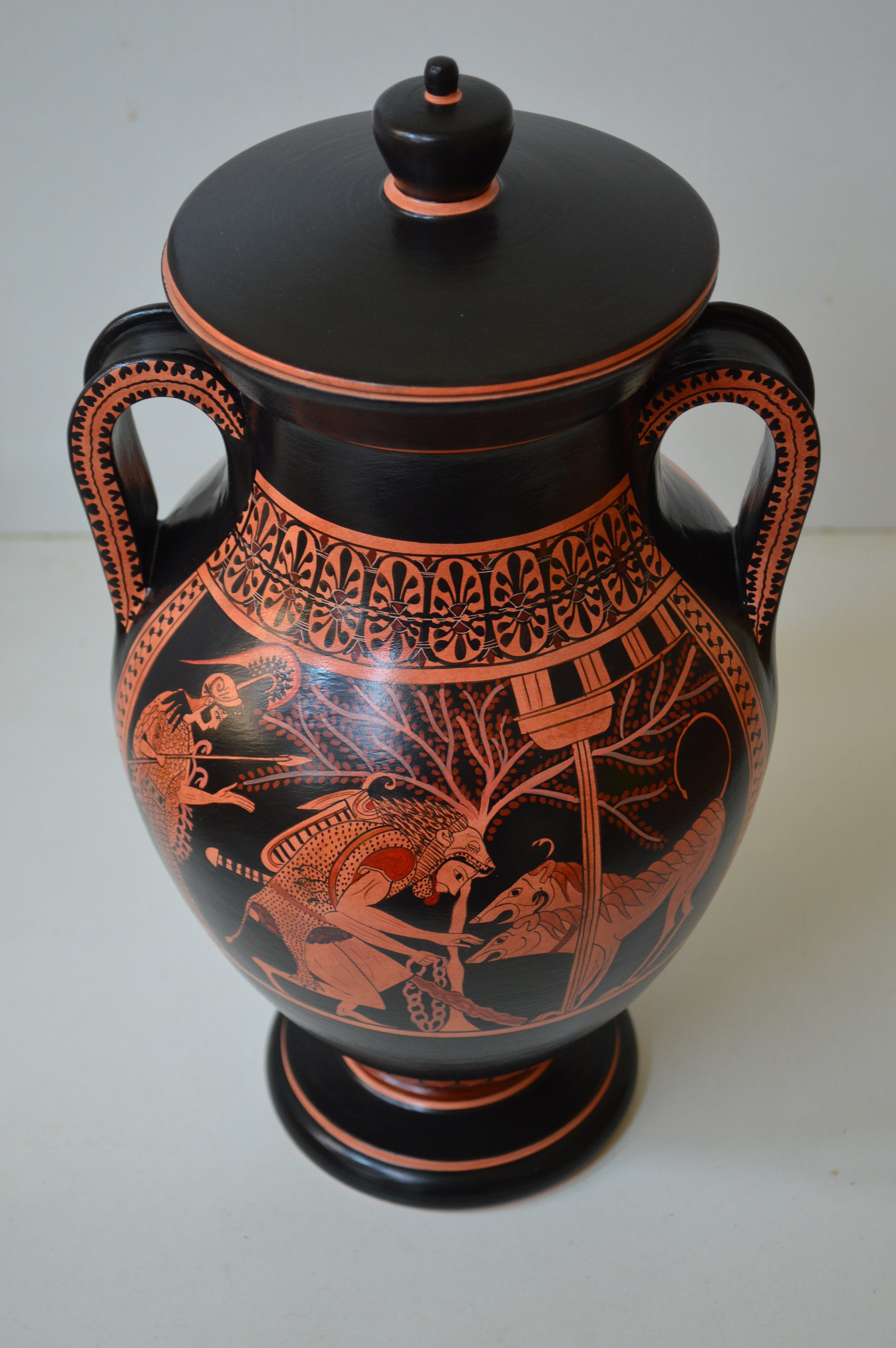 Greek Pottery, Hand Made Replica, Red and Black Figure Bilingual ...