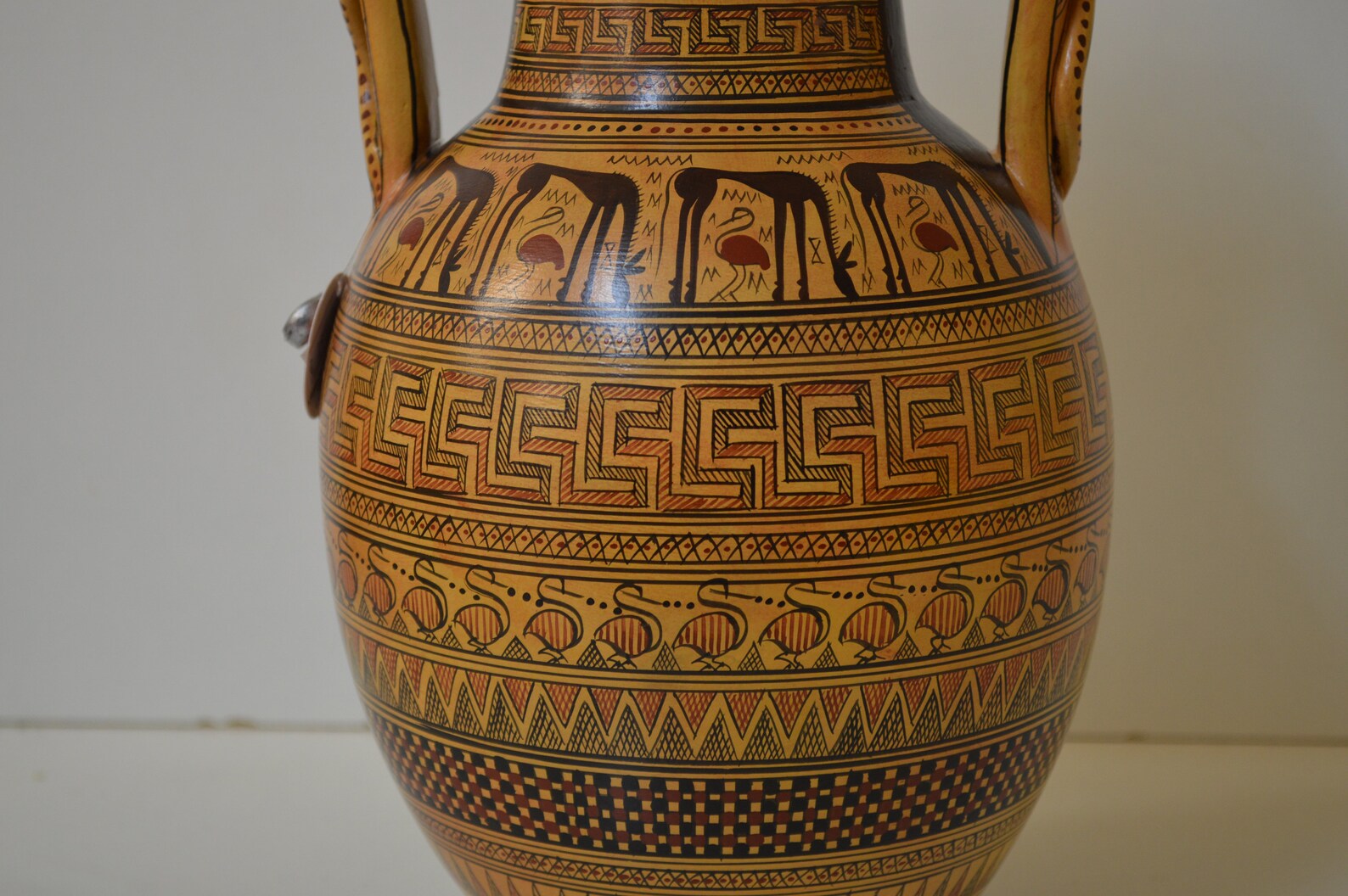 Greek Pottery, Hand Made Replica, Geometric Amphora - Etsy